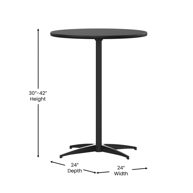 24RD Pub Table - 2 Columns BFDH-24-COTA- – BizChair