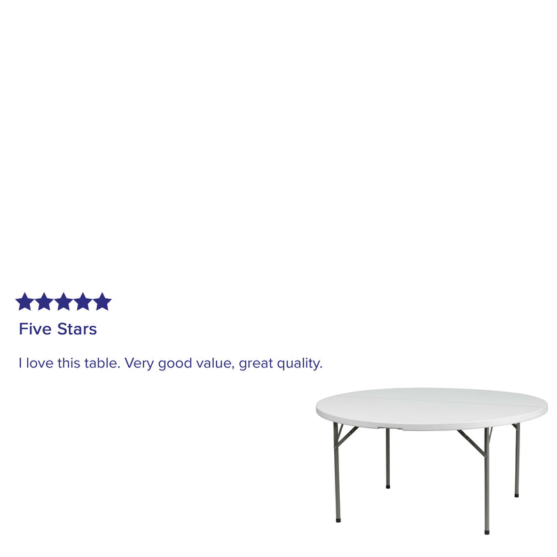 60RND Plastic Fold Table DAD-YCZ-154-GW- – BizChair