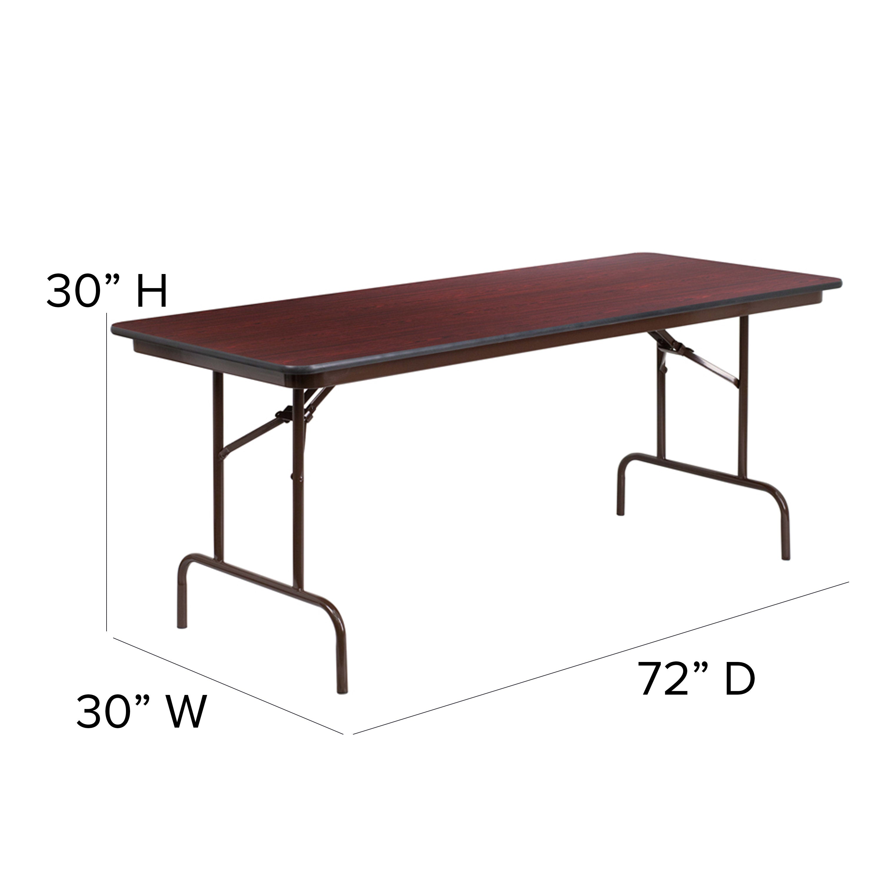 Foldable catering table store