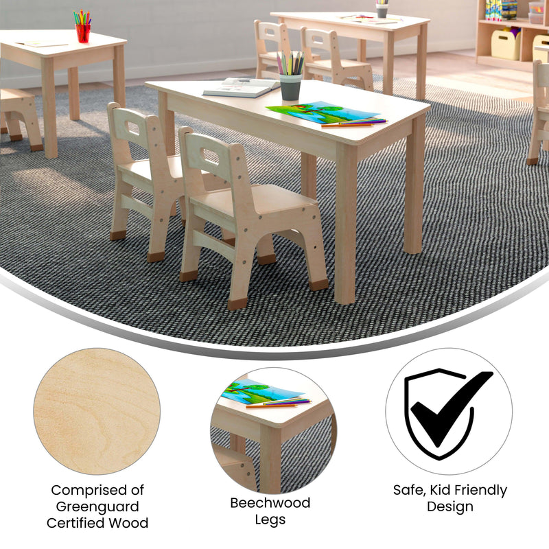 Trapezoid Wooden Table MK-ME088017- – BizChair