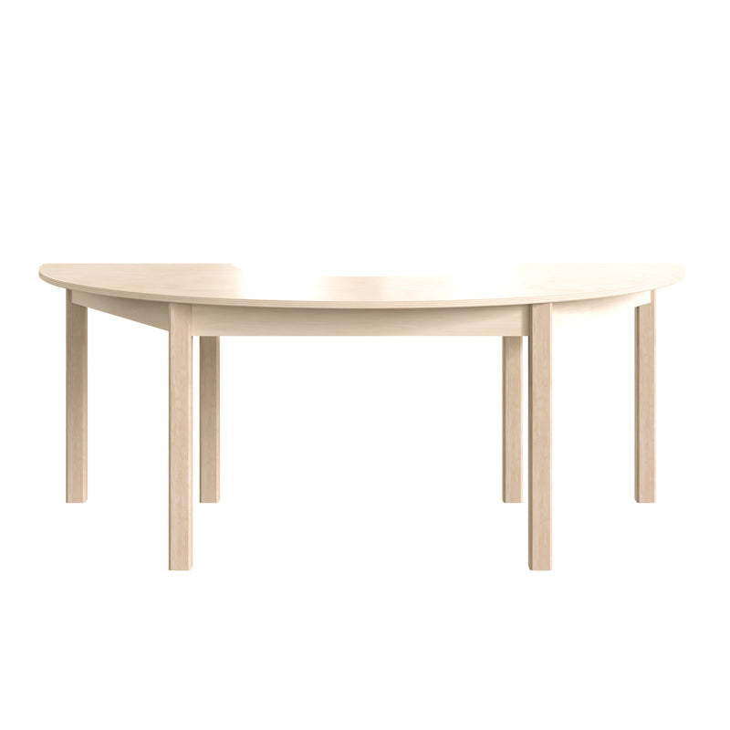 Half Circle Wooden Table MK-ME088015- – BizChair