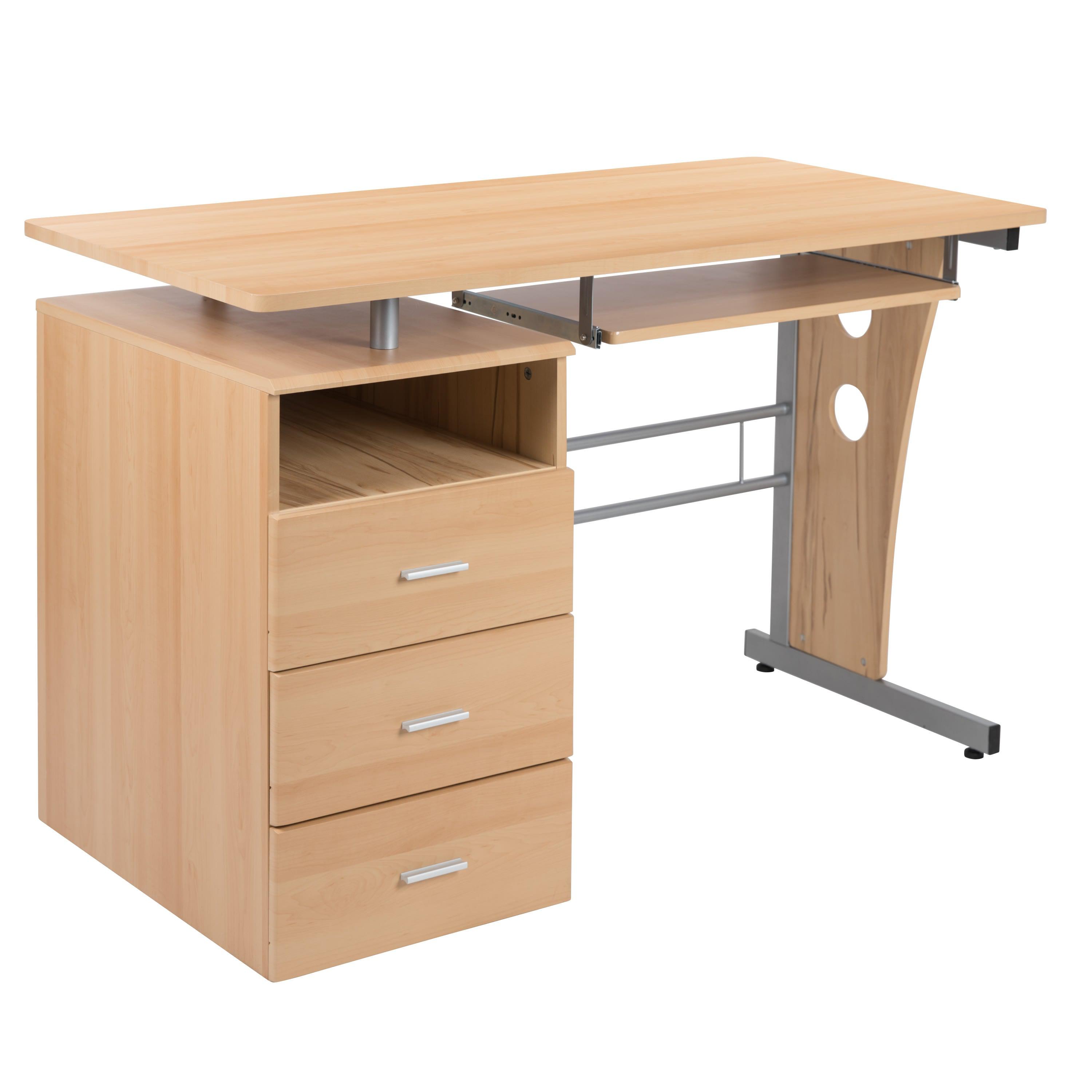 Desk pull out tray store