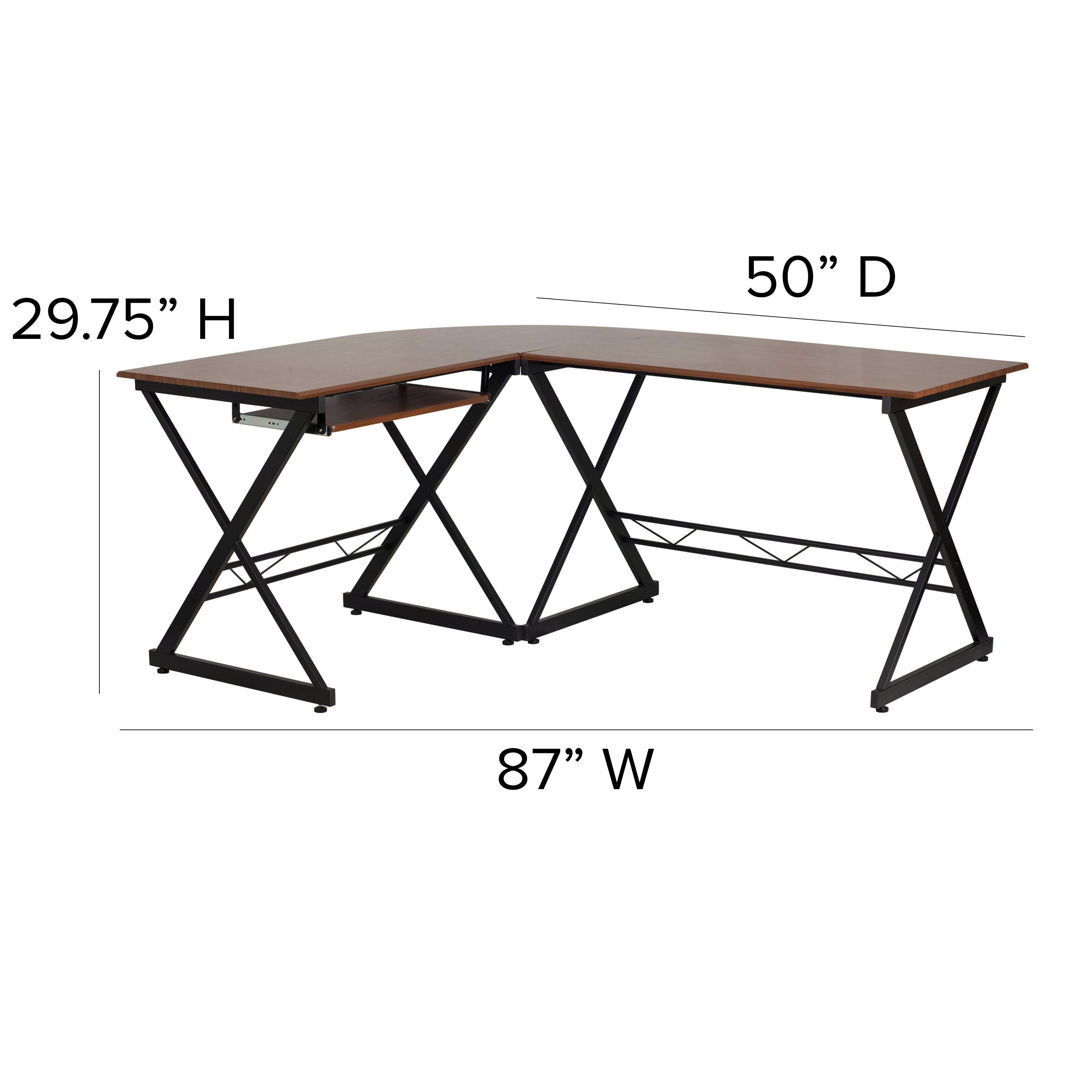 Keyboard Computer Desk NAN WK 109 BizChair