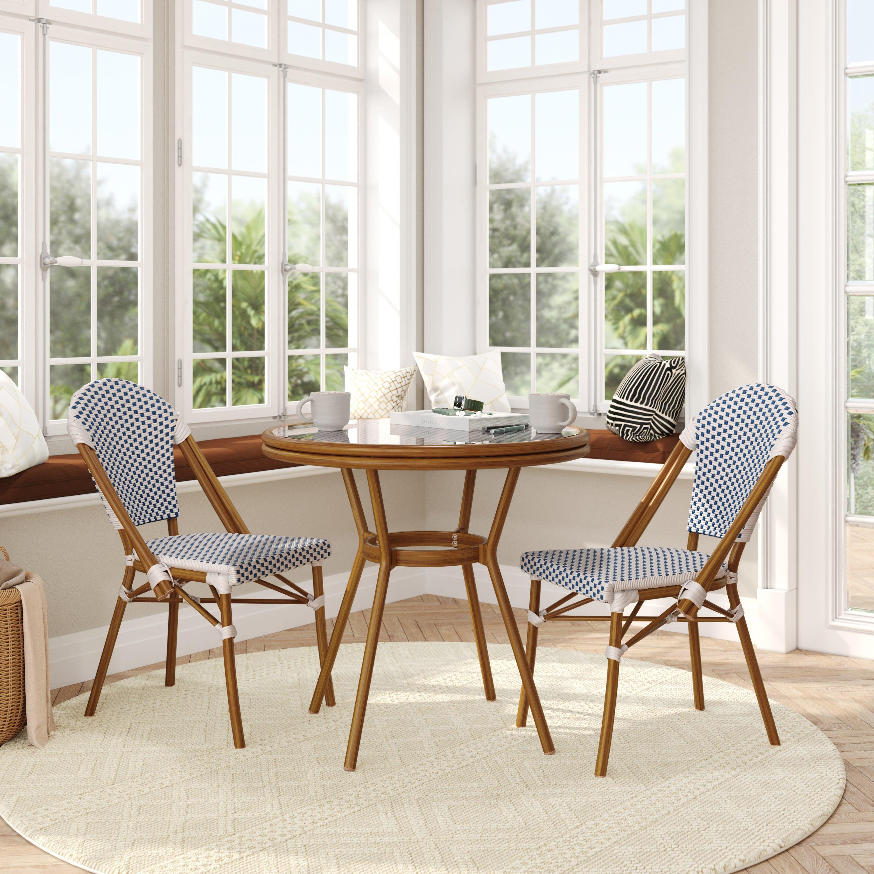 2 chair rattan bistro set store
