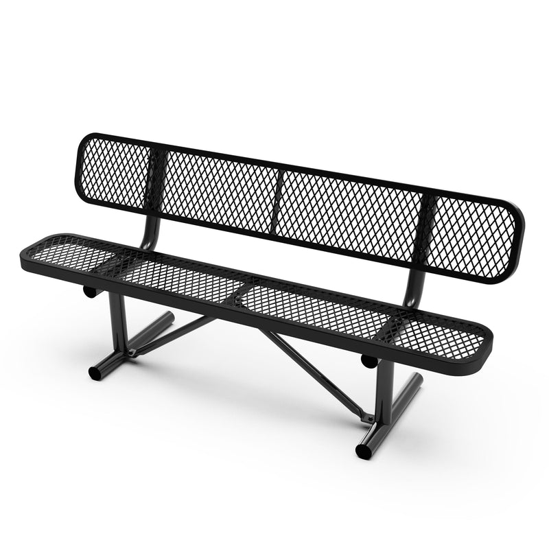 Metal Mesh Outdoor Bench SLF-AG4HUT2- – BizChair