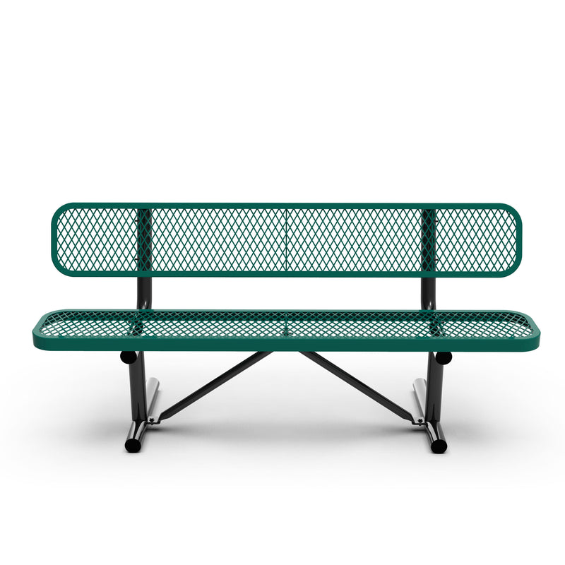 Metal Mesh Outdoor Bench SLF-AG4HUT2- – BizChair