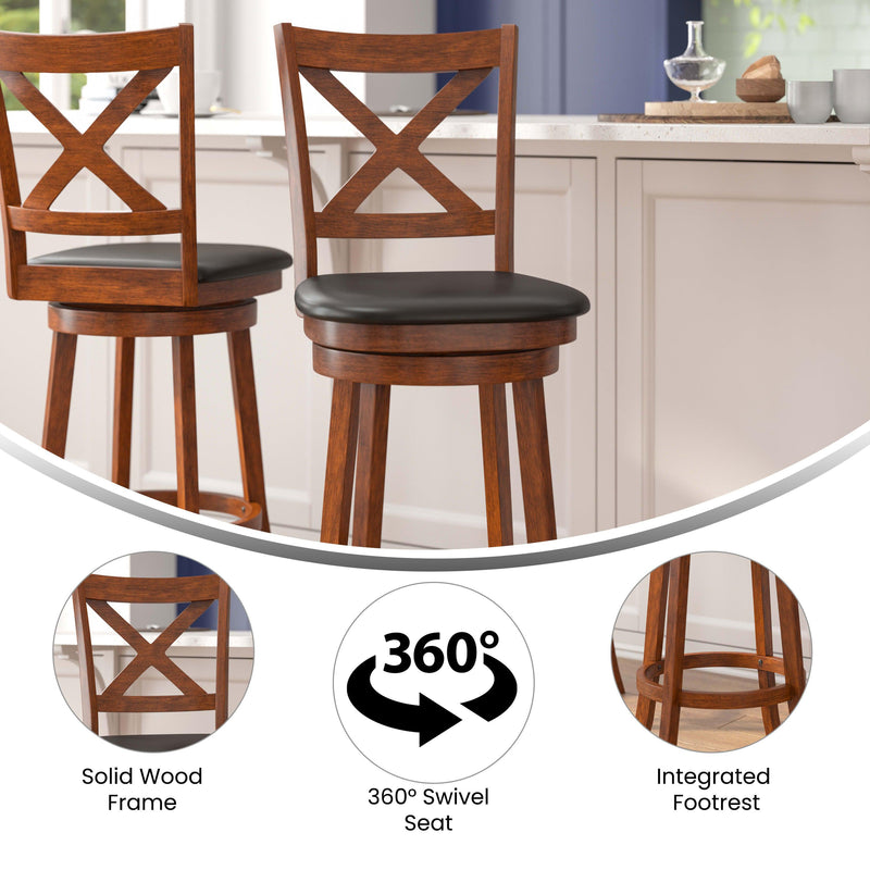 Crossback Dining Stool MLANE-BARST-504431- – BizChair