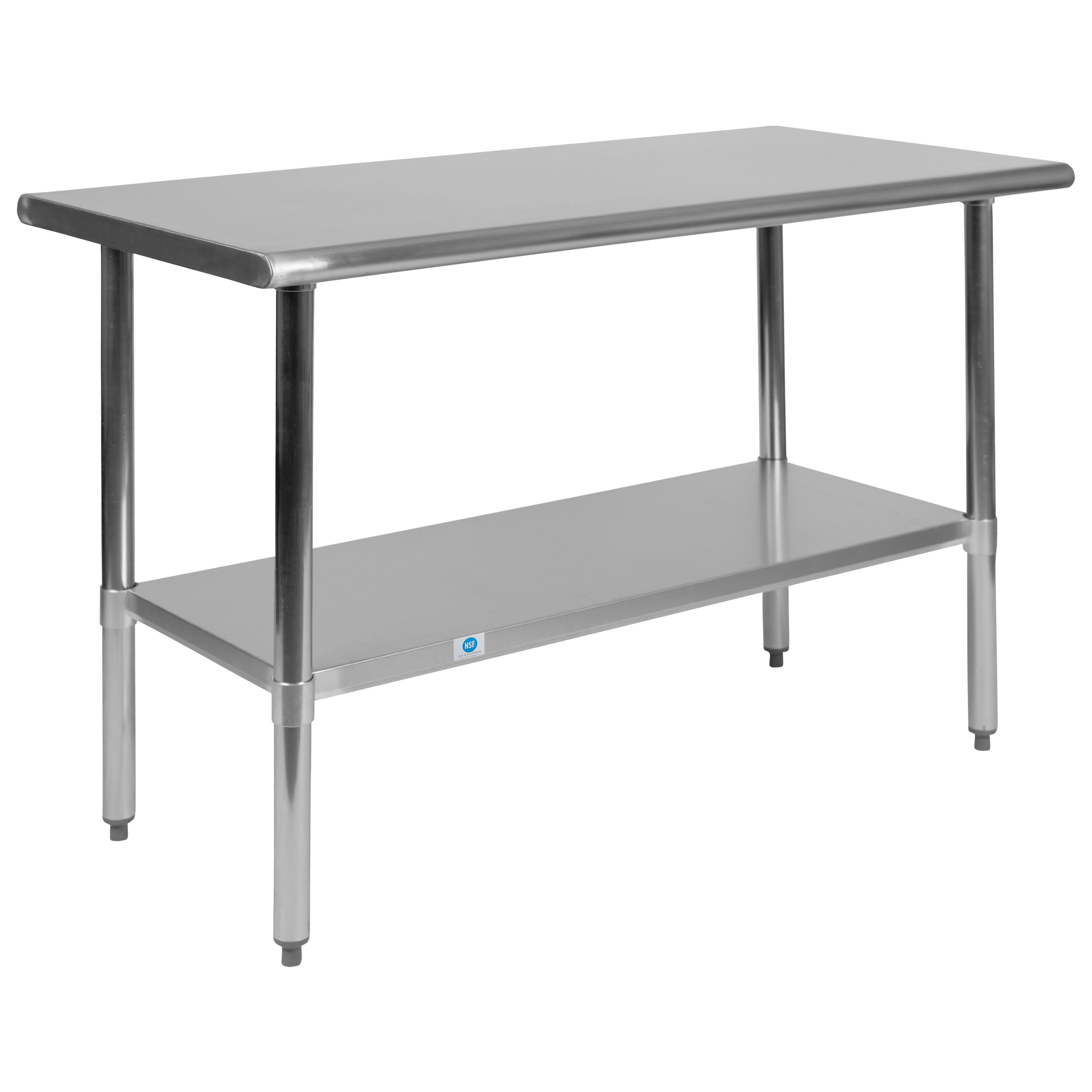 Work table with undershelf store